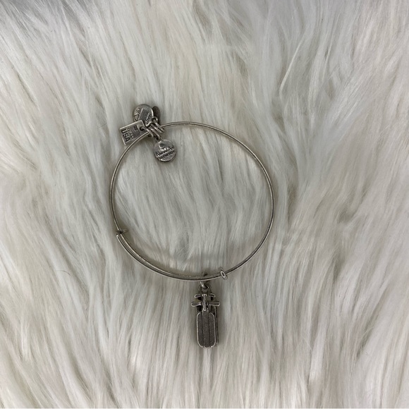 Alex and Ani | Jewelry | Alex And Ani Rafaelian Silver Team Usa Olympics Sled Charm Bangle ...